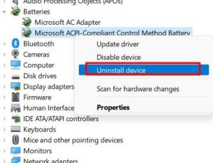 [Solved] Microsoft Acpi-compliant Control Method Battery Driver Error