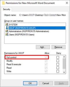 [Solved] Word Cannot Complete The Save Due To A File Permission Error