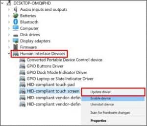 How To Enable Or Disable Touchscreen On Windows