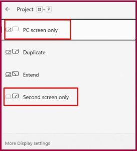 How To Switch Screens On Windows