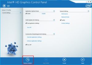 How To Reset Graphics Driver