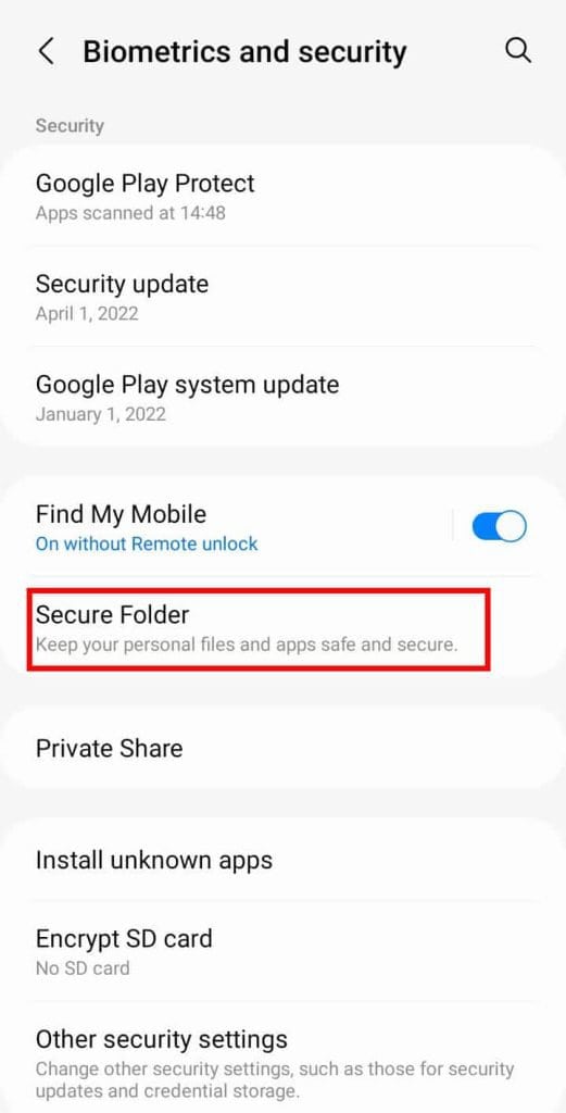 How To Reset A Secure Folder If You've Forgotten The Password?