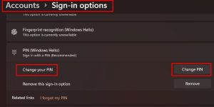 How To Change / Remove PIN In Windows 11