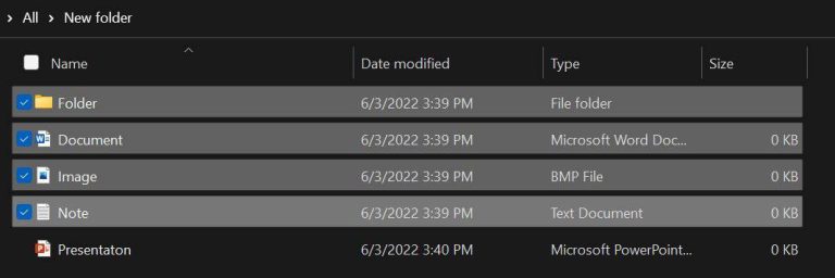 How To Select Multiple Files In Windows 10 And 11?