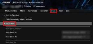 How To Enable Or Disable Secure Boot For ASUS Motherboard