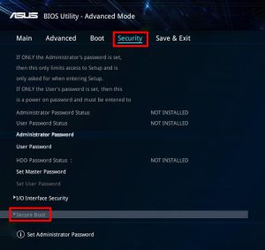 How To Enable Or Disable Secure Boot For ASUS Motherboard