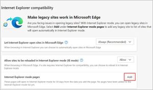 How To Use Compatibility Mode In Microsoft Edge