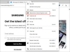 How To Use Compatibility Mode In Microsoft Edge