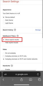 How To Turn Off SafeSearch On IPhone?