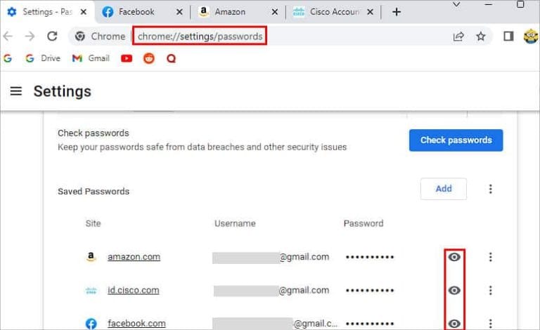 How To See Saved Passwords On Chrome