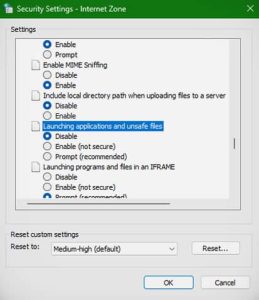 How To Disable “Open File Security Warning” In Windows?
