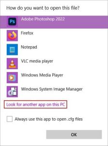 How To Open CFG File In Windows And MacOS