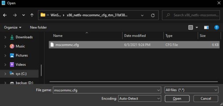 How To Open CFG File In Windows And MacOS