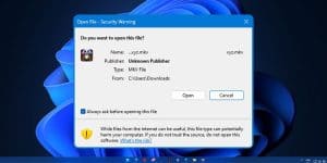 How To Disable “Open File Security Warning” In Windows?