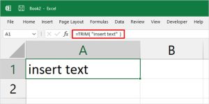 Excel Trim Function Not Working? Try These Fixes