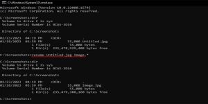 How To Rename File On Command Prompt