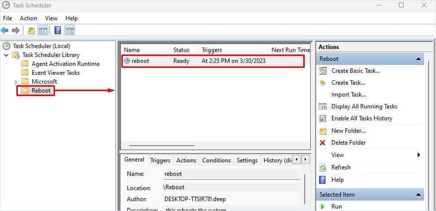 How To Create A Reboot Scheduled Task In Windows How To Create A Reboot Scheduled Task In Windows