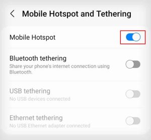 How To Use Hotspot On Laptop