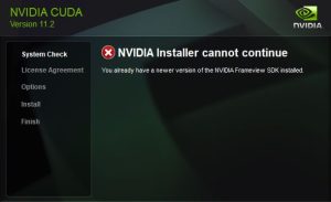 [Solved] NVIDIA Installer Cannot Continue