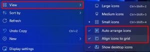 How To Lock Desktop Icons In Windows