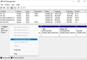 How To Convert To Dynamic Disk