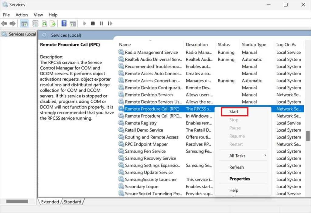 Fix: The RPC Server Is Unavailable