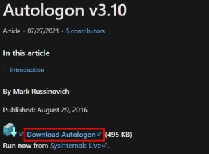How To Setup Auto Login On Windows