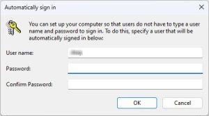 How To Setup Auto Login On Windows