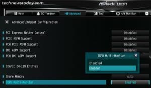 How To Enable Integrated Graphics On ASRock
