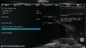 How To Enable Or Disable Secure Boot On ASRock Motherboard