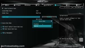 How To Enable Or Disable Secure Boot On ASRock Motherboard