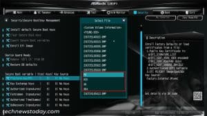 How To Enable Or Disable Secure Boot On ASRock Motherboard