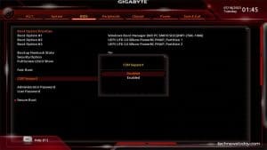 How To Enable Or Disable CSM On Gigabyte