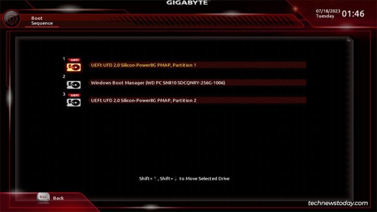 Here's How To Change Your Gigabyte Motherboard Boot Order Easily