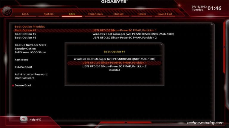 Here's How To Change Your Gigabyte Motherboard Boot Order Easily