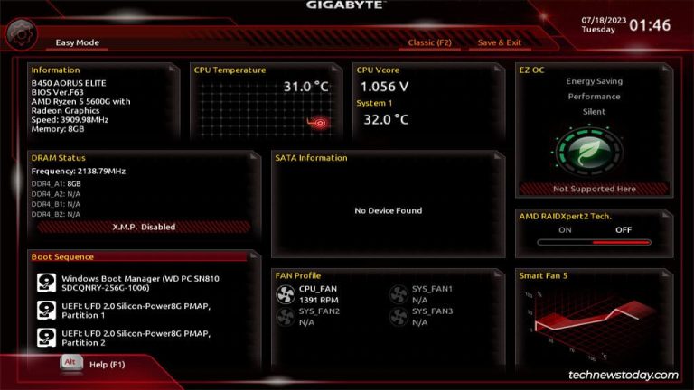 Here's How To Change Your Gigabyte Motherboard Boot Order Easily