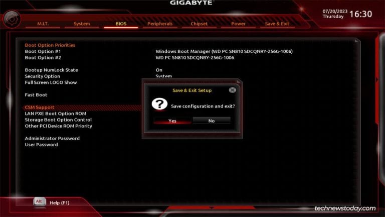 How To Enable Or Disable Csm On Gigabyte