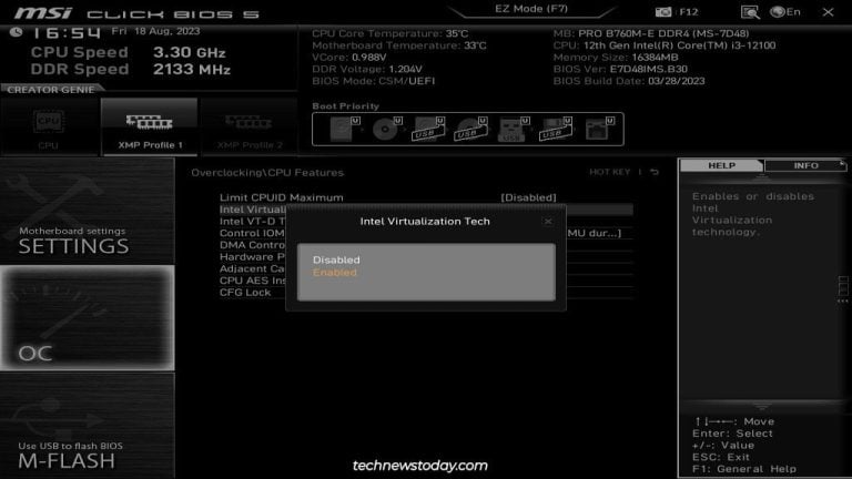 How To Enable Virtualization In Msi Bios