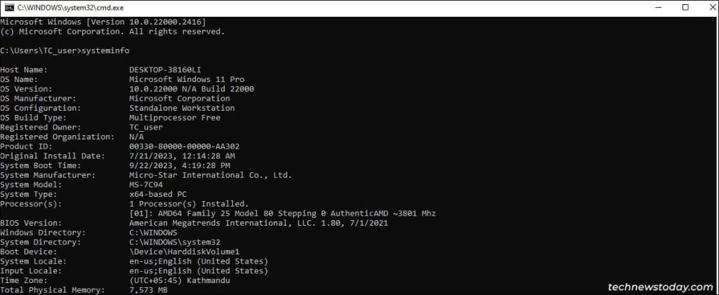 How To Check PC Specs On Windows 11