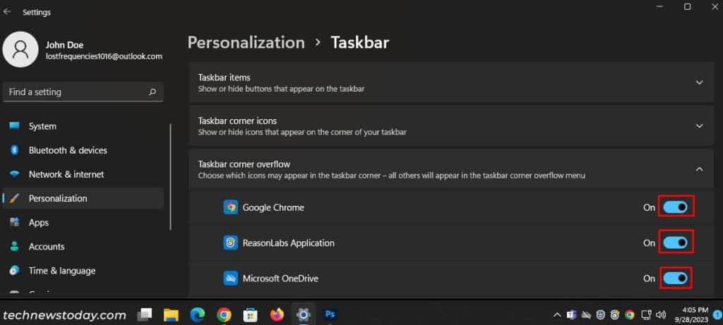 Show All Taskbar Icons In Windows 11: 3 Ways