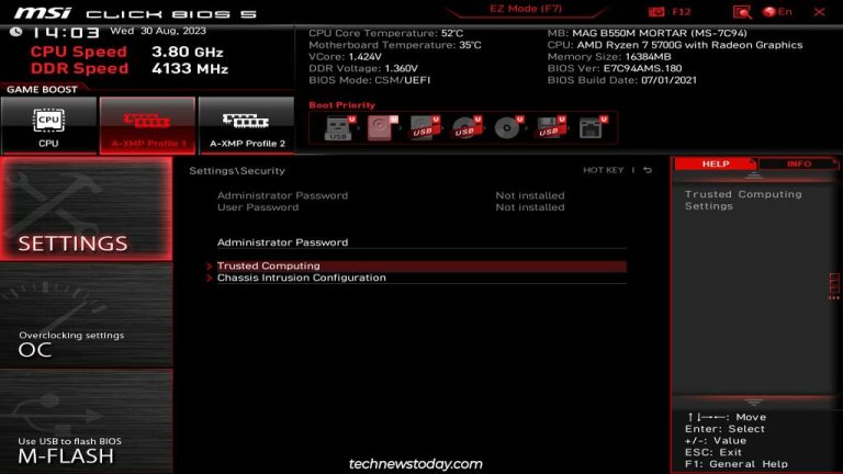 Best BIOS Settings For MSI Motherboard