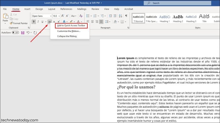 How To Use Strikethrough Shortcut In Word