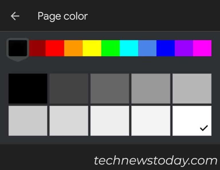 How To Change Page Color In Google Docs