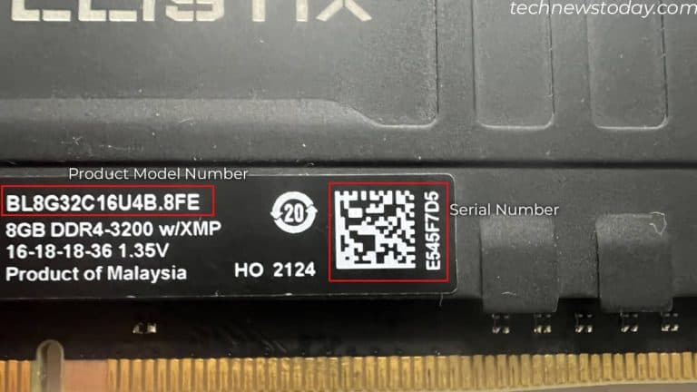 How To Check RAM Serial Number