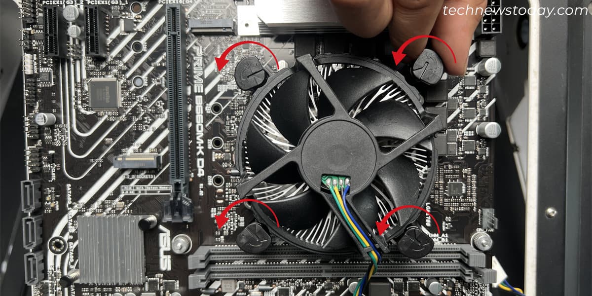How To Remove A CPU Cooler From Motherboard The Right Way
