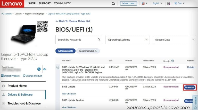 How To Update BIOS On Lenovo