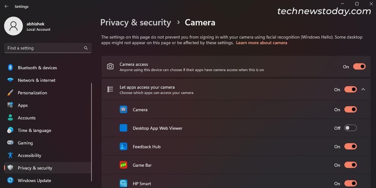 How To Fix Laptop Camera Not Working