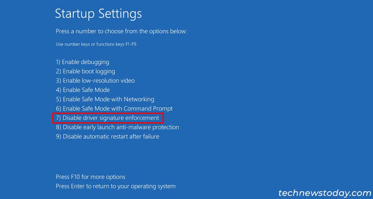 Can I Disable Driver Signature Enforcement